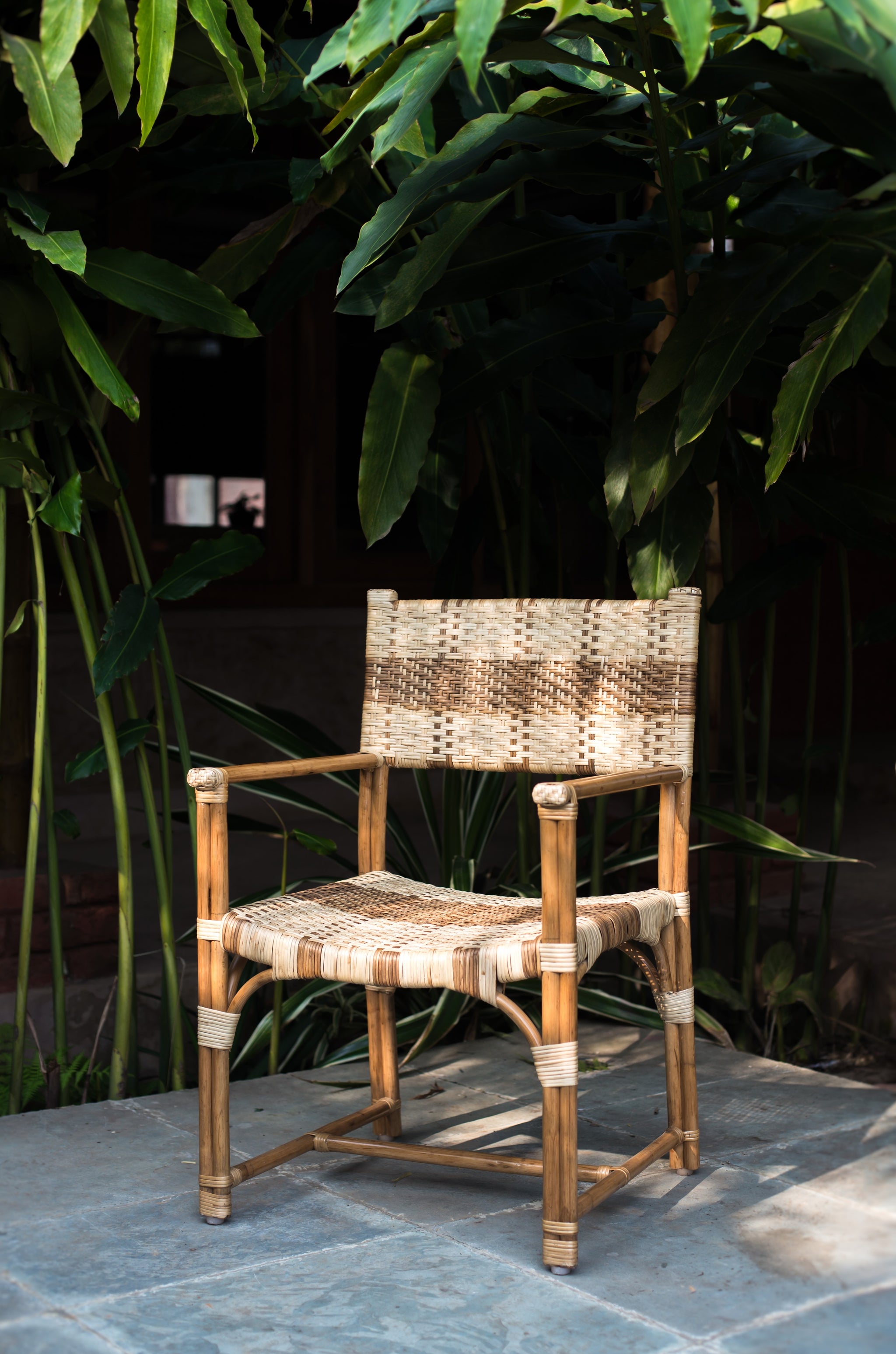 Emperor chair| Chequered – Cane Concept