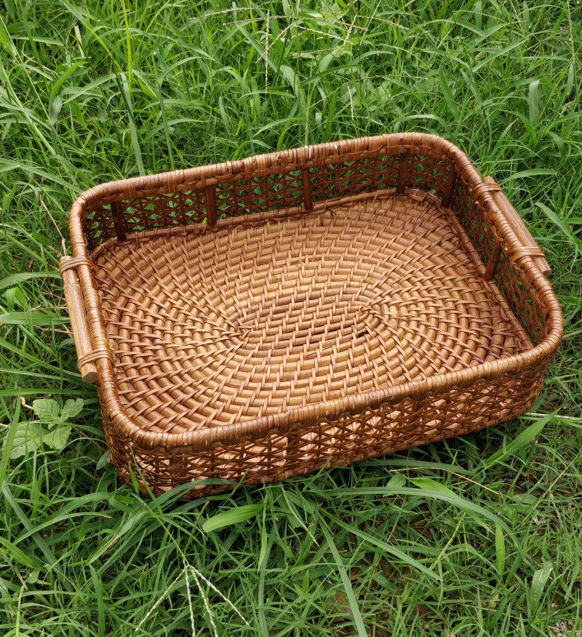 Rattan Cane Tray | Walnut – Cane Concept